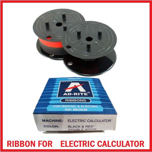 Ad-Rite Calculator Ribbon Double Spool BK/RD | Shopee Philippines