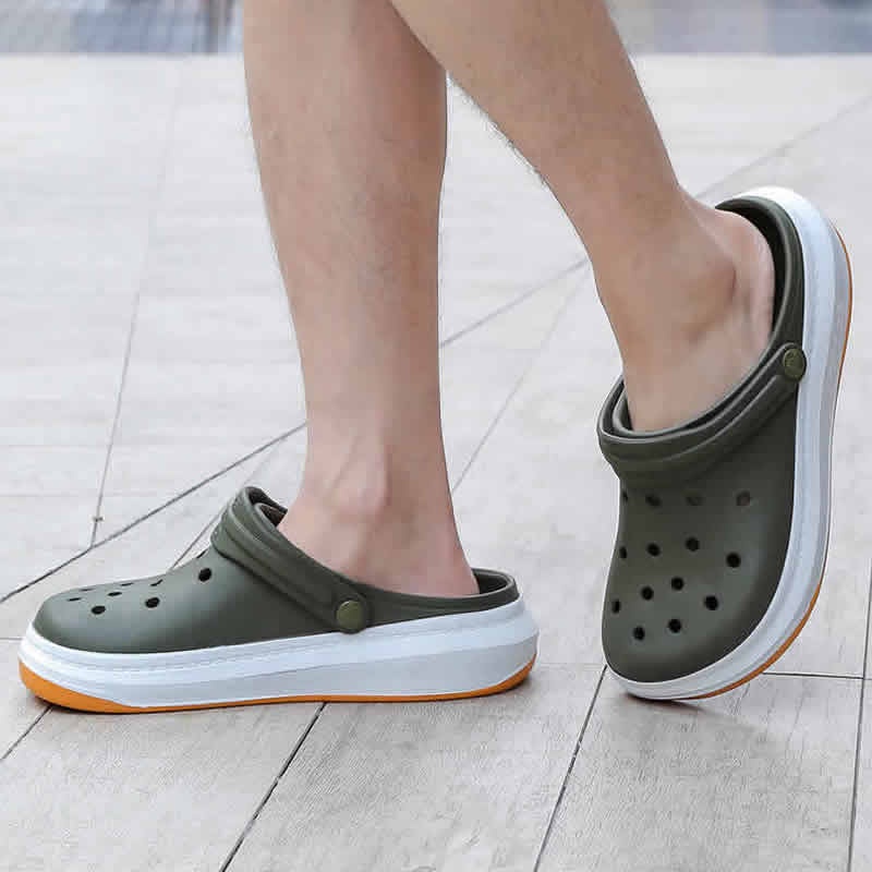 New Crocs Korean Fashion Women's Platform Flip Flops | Shopee Philippines