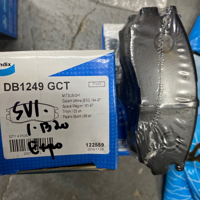Bendix Disc Pads Front Mitsubishi Galant Ultima, Space Wagon, Pajero ...