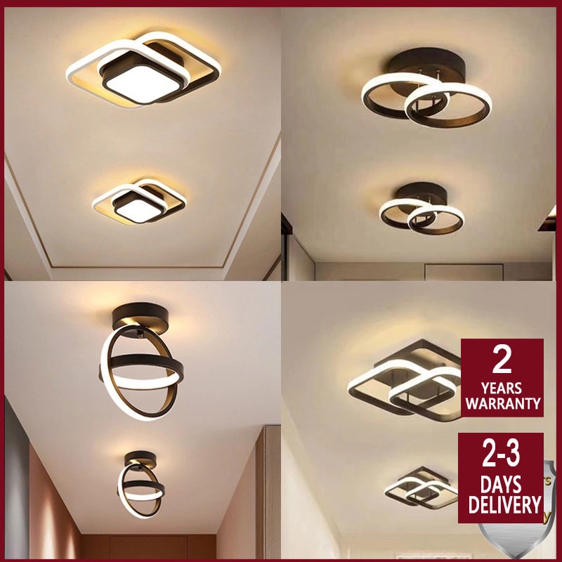 Nordic Center Light Modern Led Ceiling Lamp Corridor Light Chandelier ...