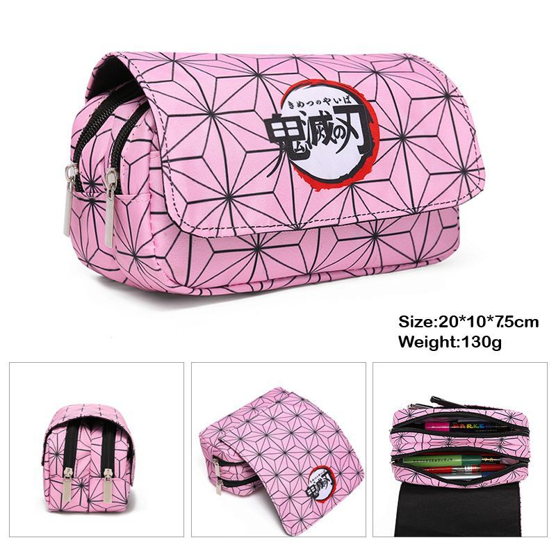 Demon Slayer various styles pencil case anime stationery large capacity ...