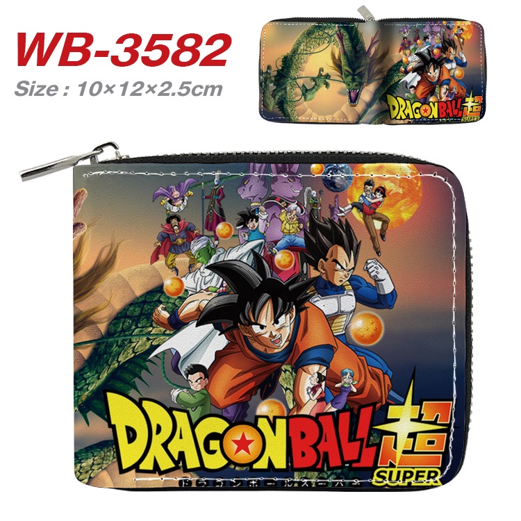 Dragon Ball Z Saiyan Goku Simple Casual Student Short Wallet Boy Girl ...