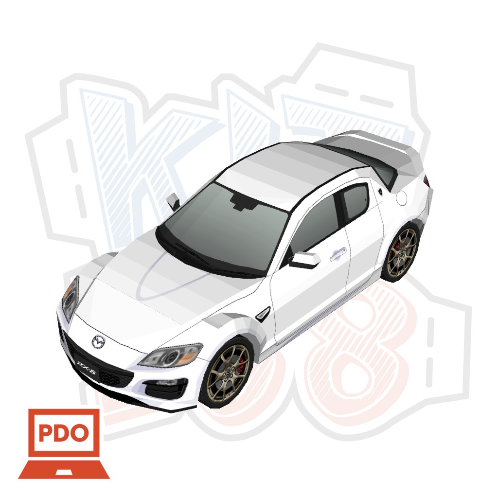 Mazda RX-8 Spirit R Paper Model | Shopee Philippines