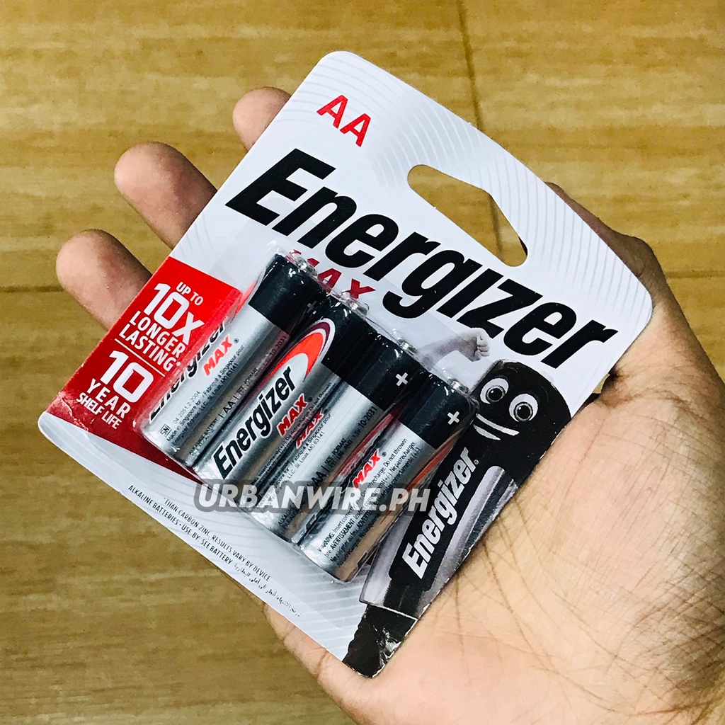 ENERGIZER Max Battery AA 1 CARD (4PCS) | Shopee Philippines