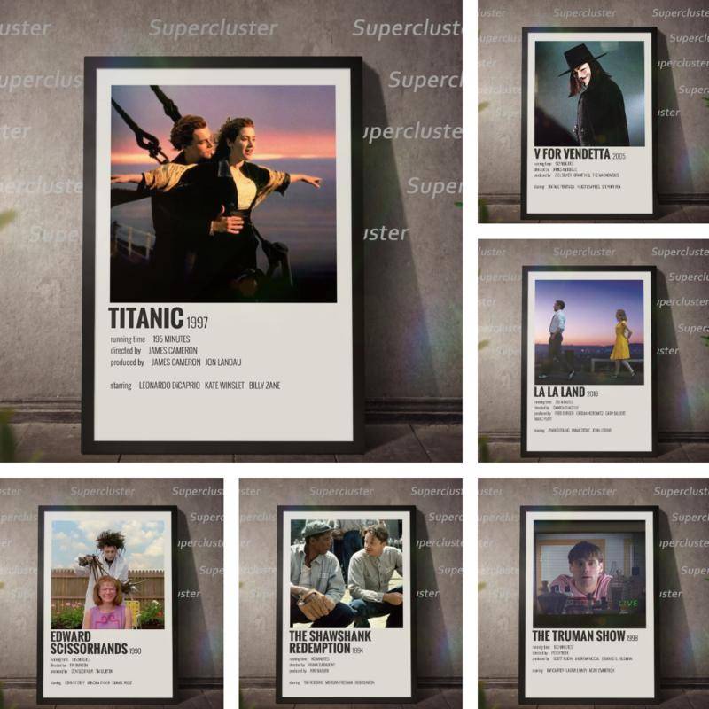 Movie Canvas Minimalist Classic high rank movie Painting Poster Wall ...