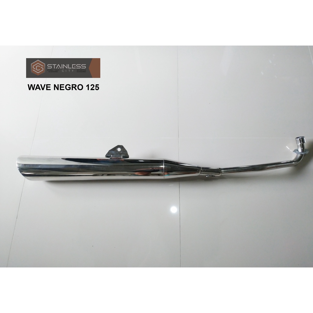 Honda Wave Negro 125 Stainless Chicken pipe | Shopee Philippines