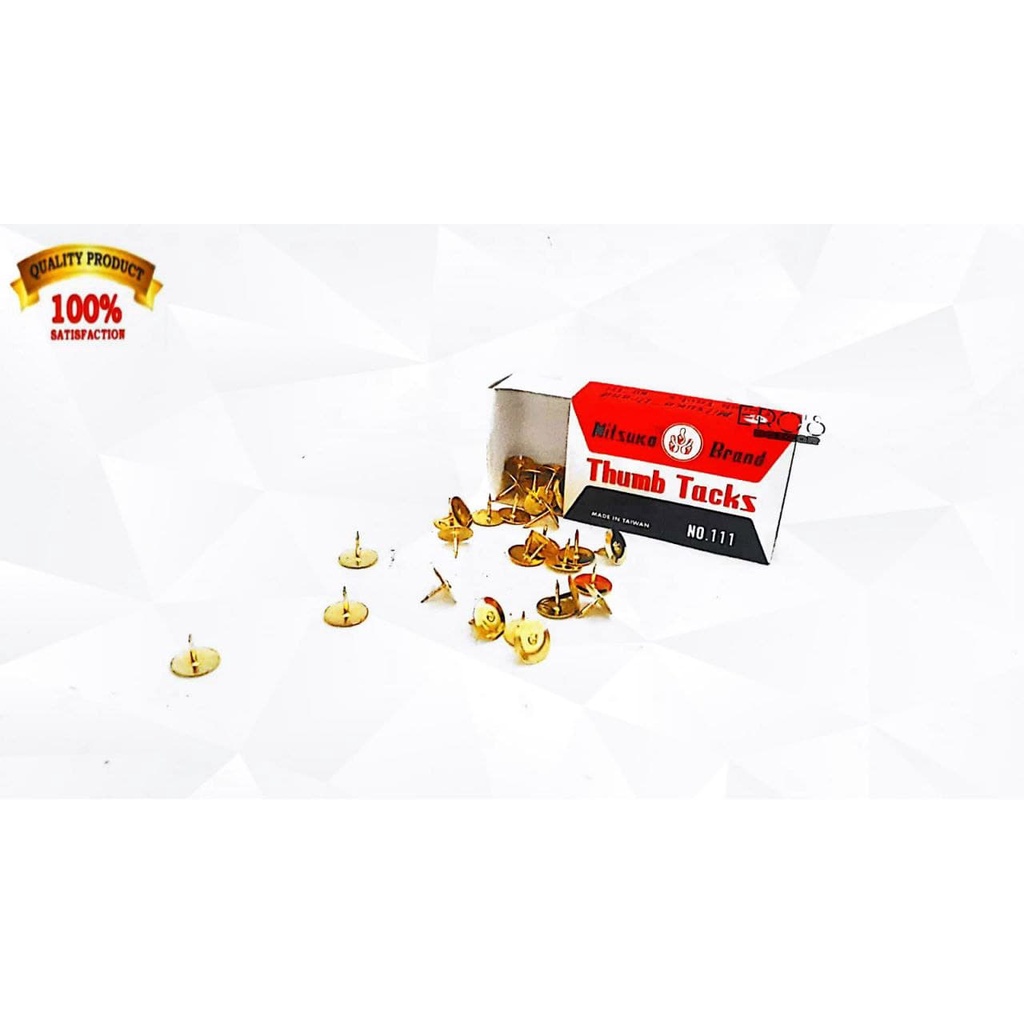Mitsuka Thumb tacks (1 pack) | Shopee Philippines