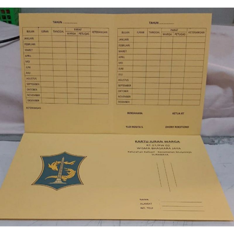 Print Contribution CARDS, PRESTATION CARDS, etc. (CUSTOM FOLD) | Shopee ...