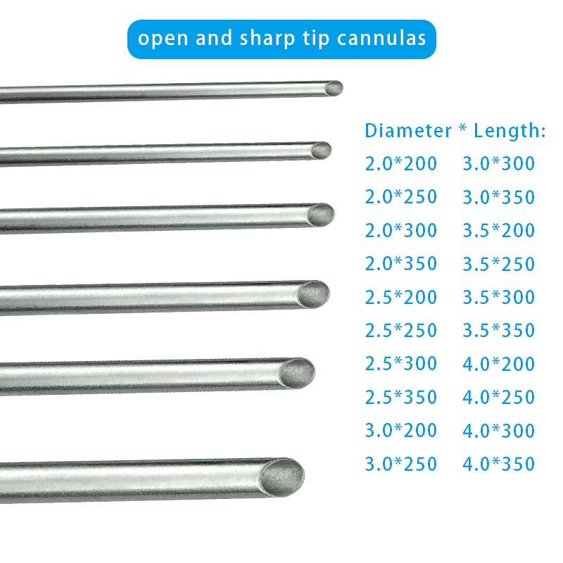 1pcs Stainless Steel Open Tip Singel Hole Liposuction Cannula Micro ...