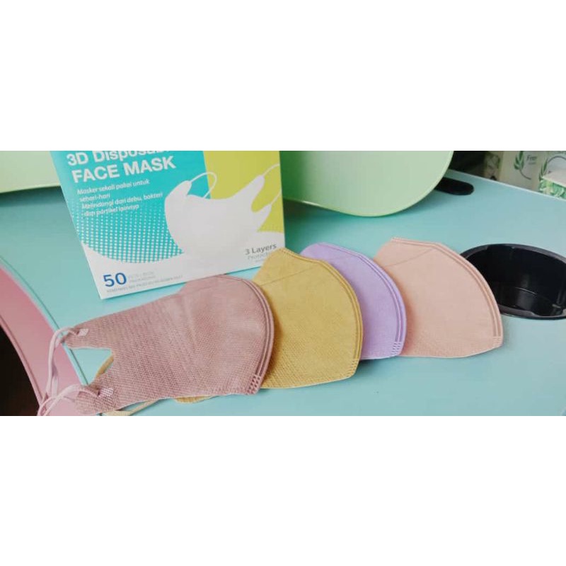 3-ply Duckbill Mask, 50 pcs | Shopee Philippines