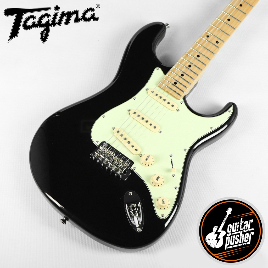 Tagima T-635 S-Style Electric Guitar Black | Shopee Philippines