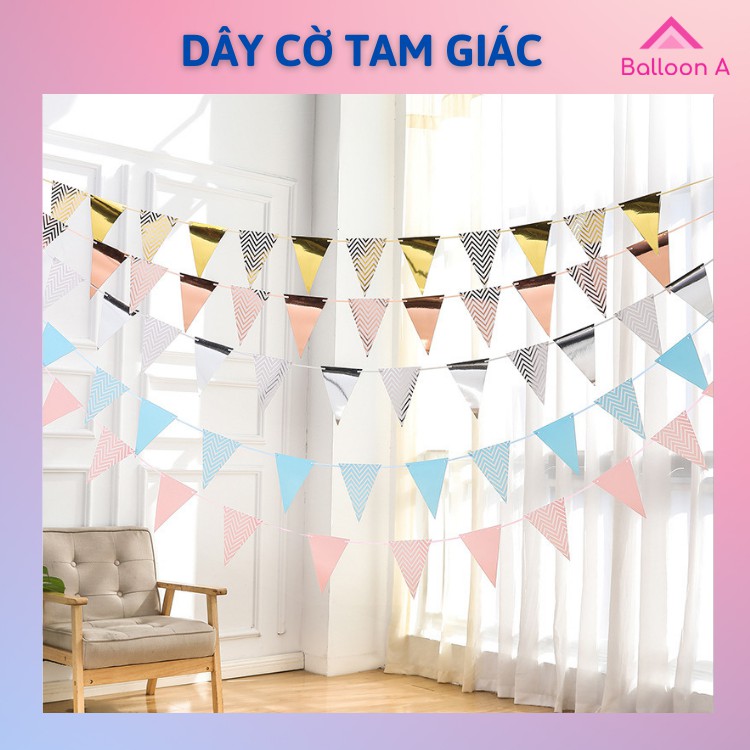 Laminated Triangle Flag String 1.5M Long String for Birthday, Love ...