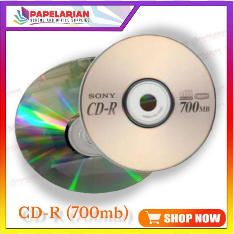 CD-R (700MB) SONY COMPACT DISC RECORDABLE (BLANK) | Shopee Philippines