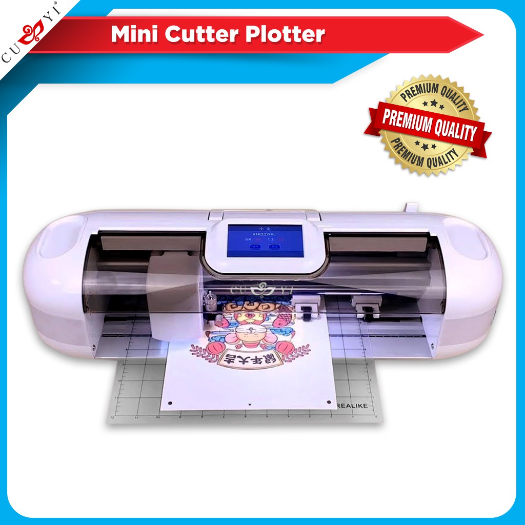 CUYI Mini Cutter Plotter with Bluetooth Speaker, Digital Touch Screen ...