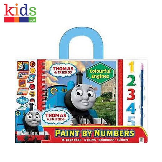 Thomas Paint By Numbers Colorful Engines Tradepaper - Kids Ink | Shopee ...
