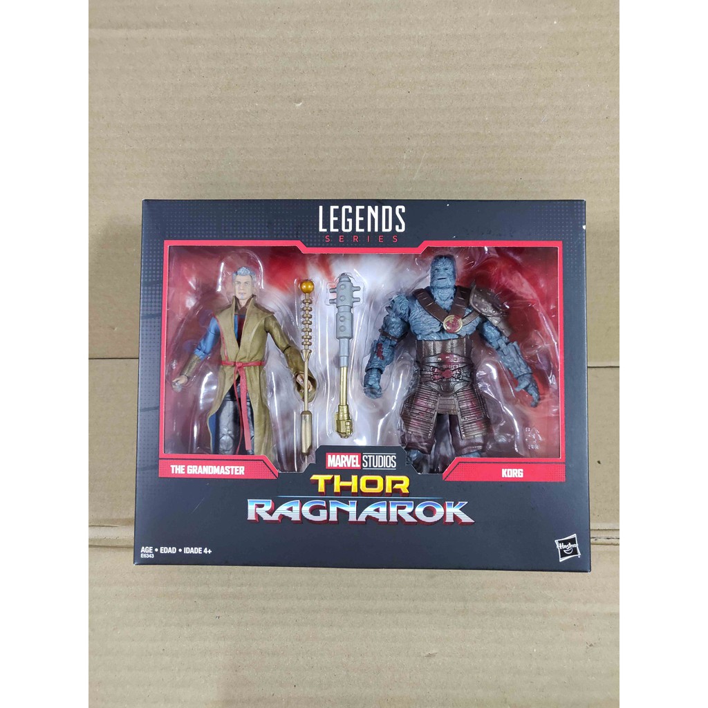 Marvel Legends 80th Grandmaster and Korg Thor Ragnarok 2 Pack | Shopee ...