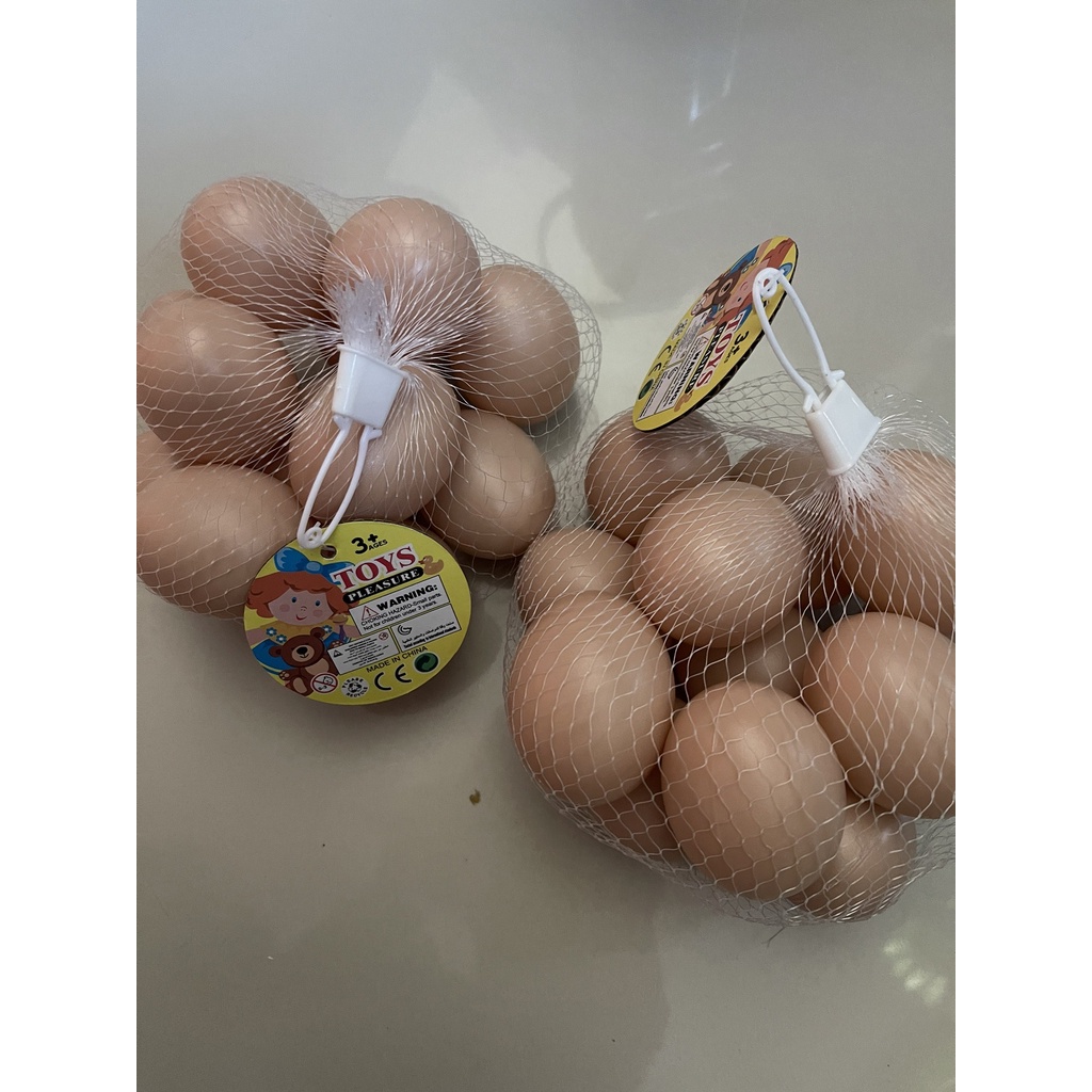 Plastic Fake Chicken Eggs (12 Pcs) | Shopee Philippines