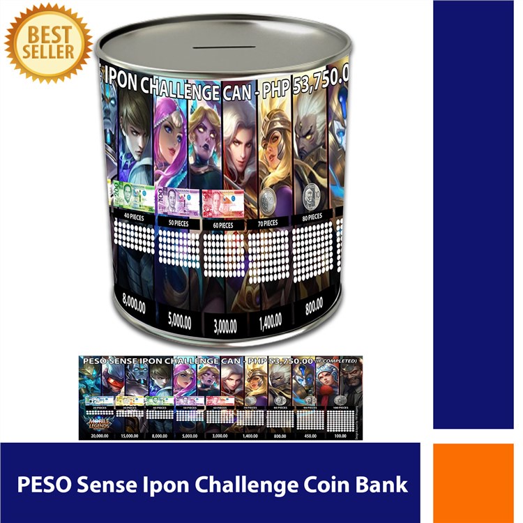 UGH BEST SELLING! PESO SENSE Ipon Challenge Coin Bank (ML) #50 eu ...