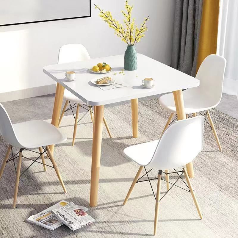 7D Nordic Wood Square Dining Table Study Computer Desk | Shopee Philippines