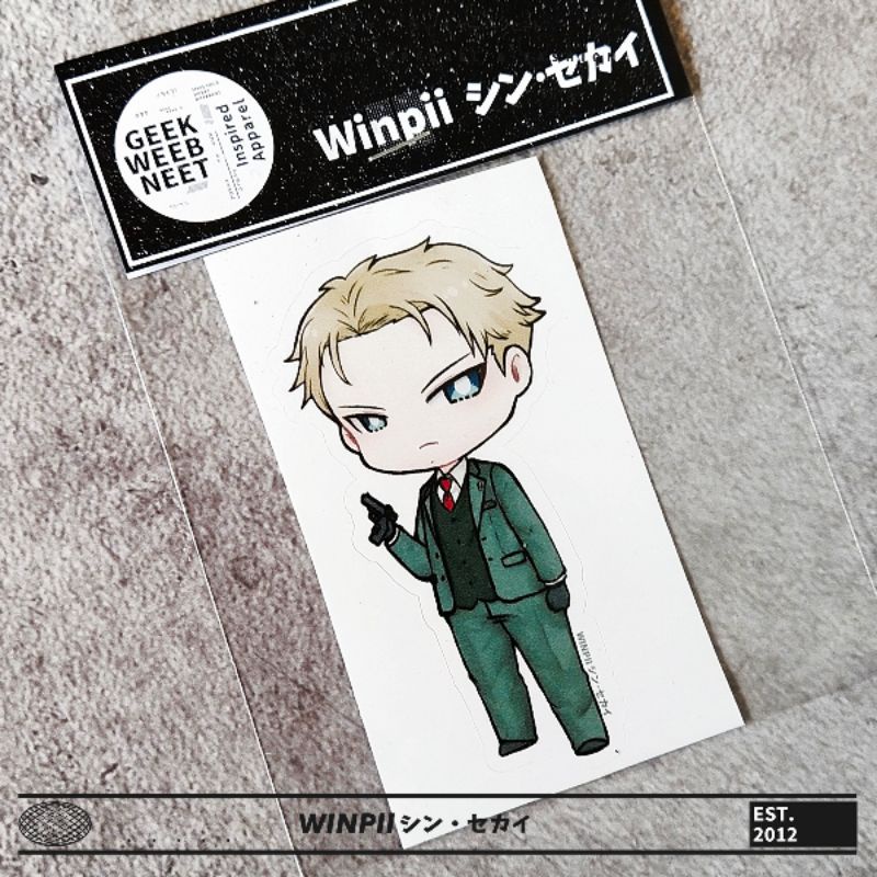 Loid Forger Anime Spy x Family Sticker | Shopee Philippines