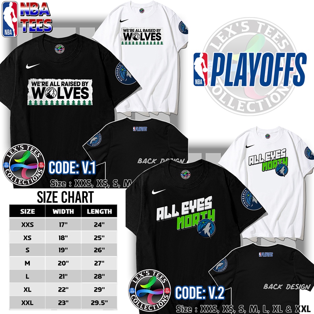 NBA Playoffs WOLVES Mantra Shirt | Lex'sTEES | Shopee Philippines