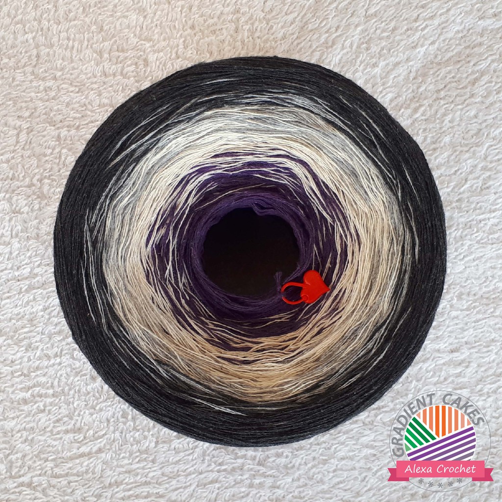Alexa Crochet Gradient Yarns (4 ply) - Oblivion (Violet) | Shopee ...