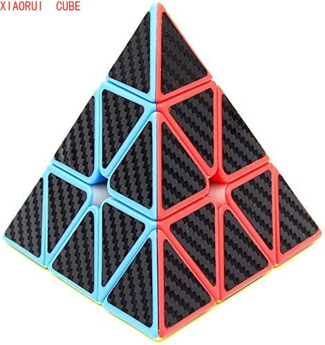 xiaorui MoYu MFJS MoFangJiaoShi Cubing Classroom Meilong Carbon Fiber Sticker Cube 3x3 Pyraminx ...