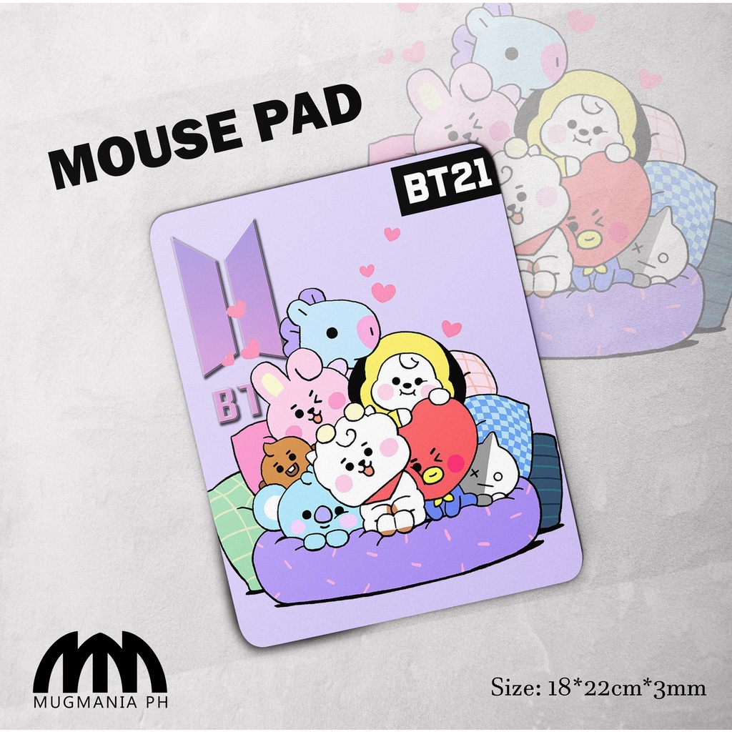 KPOP Mouse Pad - Mugmania - KPOP Character - KPOP Mouse Pad V6 - 18 ...