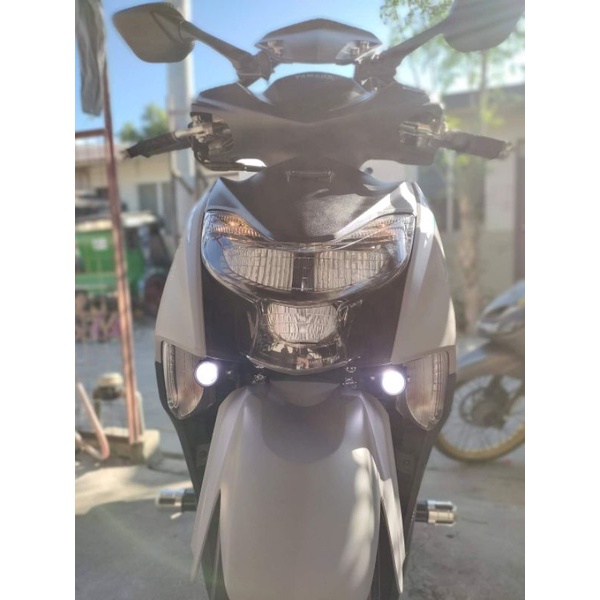 YAMAHA MIO GEAR STAINLESS BRACKET FOR MINI DRIVING LIGHT V1-V3 | Shopee ...