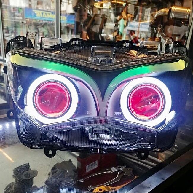 LED HEADLIGHT PROJECTOR ASSEMBLY for YAMAHA NMAX v2 | Shopee Philippines