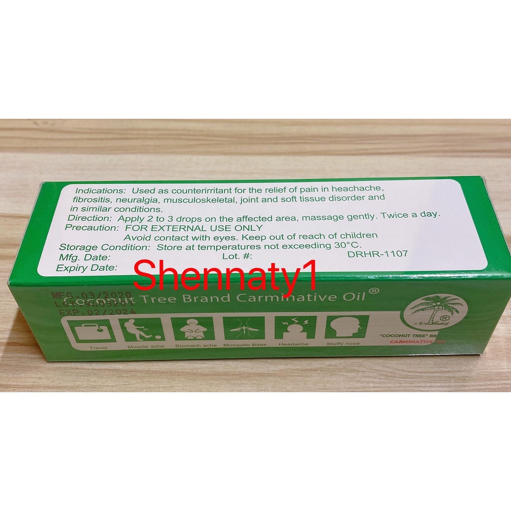 Coconut Tree Brand Carminative Oil | Shopee Philippines