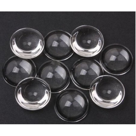 20pcs/lot High Power LED 16mm 18mm 20mm Convex Lens Optical Acrylic ...