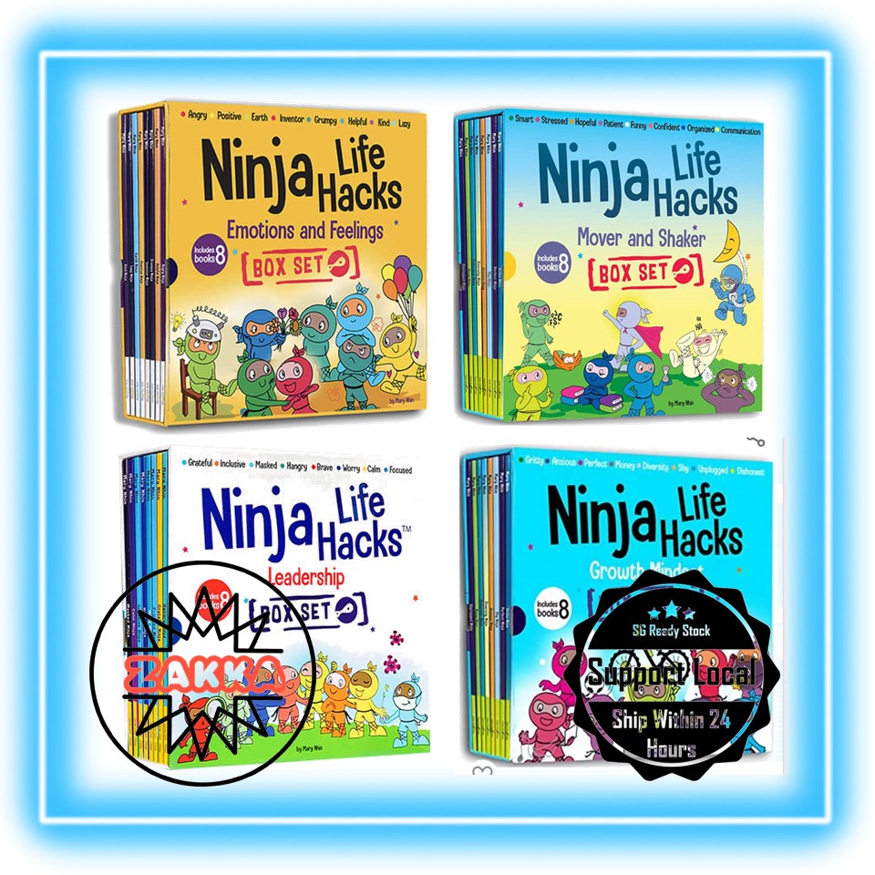 Ninja Life Hacks Series Box Set (8 Books) | Shopee Philippines