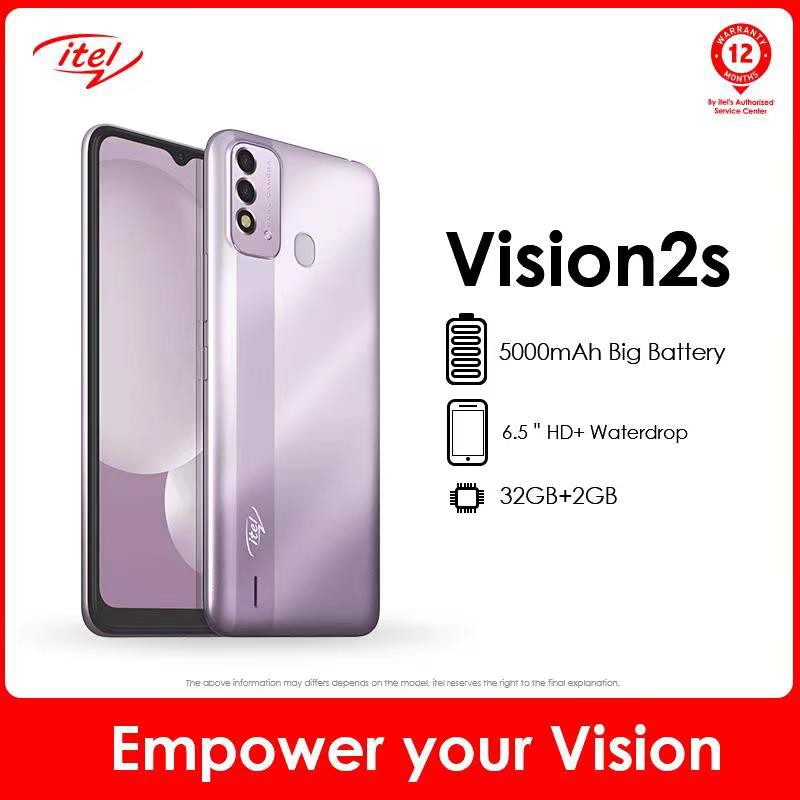 Itel Vision2s Smart Phone 32/2GB / 6.5'"HD / 5000mAh | Shopee Philippines