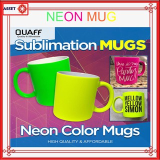 QUAFF SUBLIMATION NEON MUG 11OZ SUBLIMATION PER BOX (36PIECES) | Shopee ...