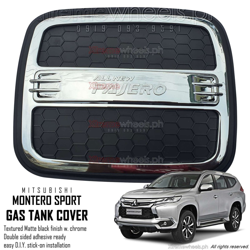Montero 2016-2025 Gas Tank Cover with Pajero Logo Thailand Made ...