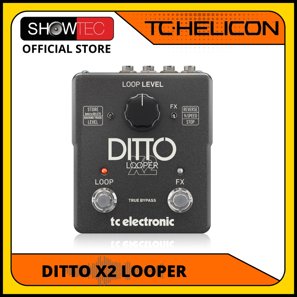 TC Electronic Ditto x2 Looper Highly Intuitive Looper Pedal with ...