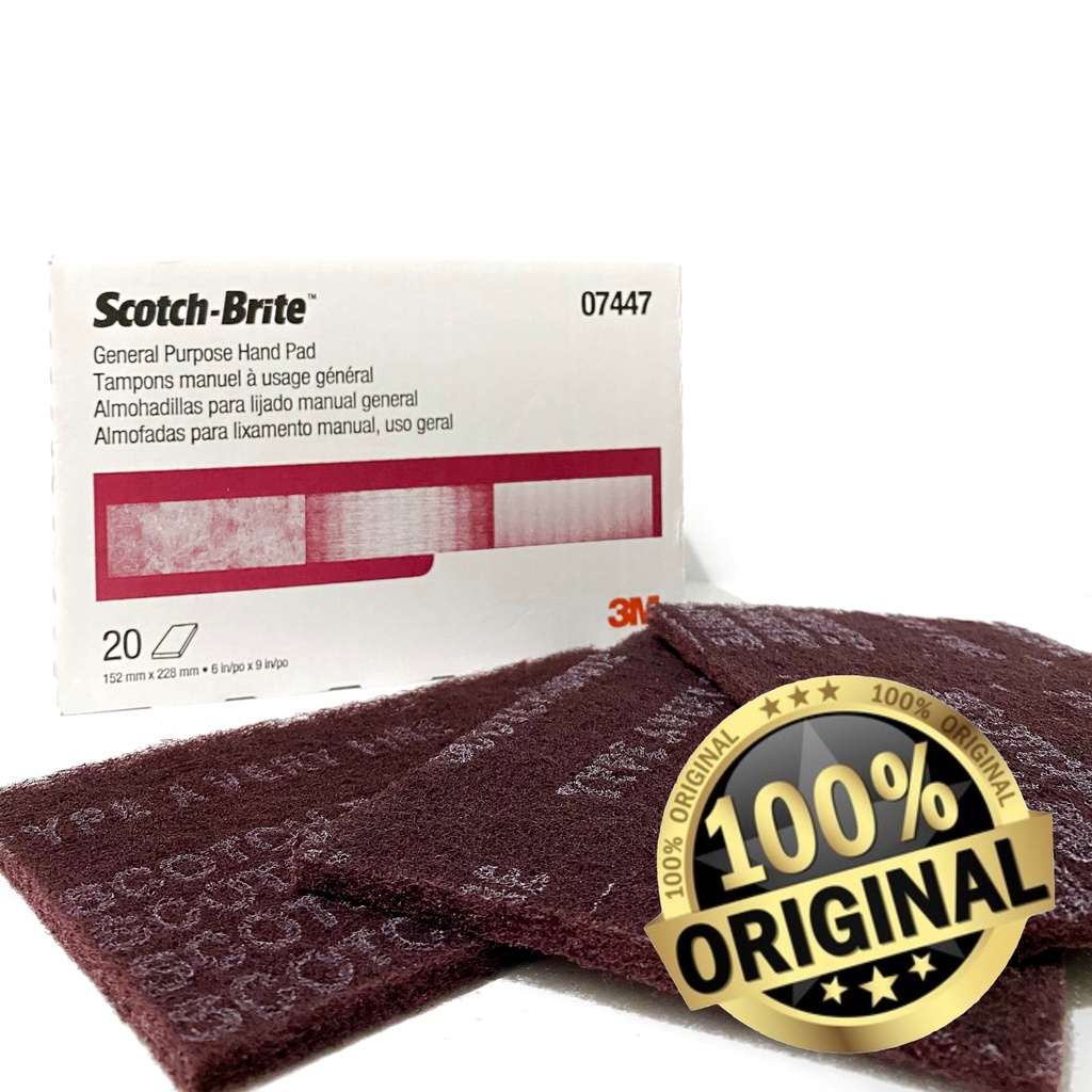 3M 7447 SCOTCH-BRITE GENERAL PURPOSE HAND PAD 1 PC. | Shopee Philippines