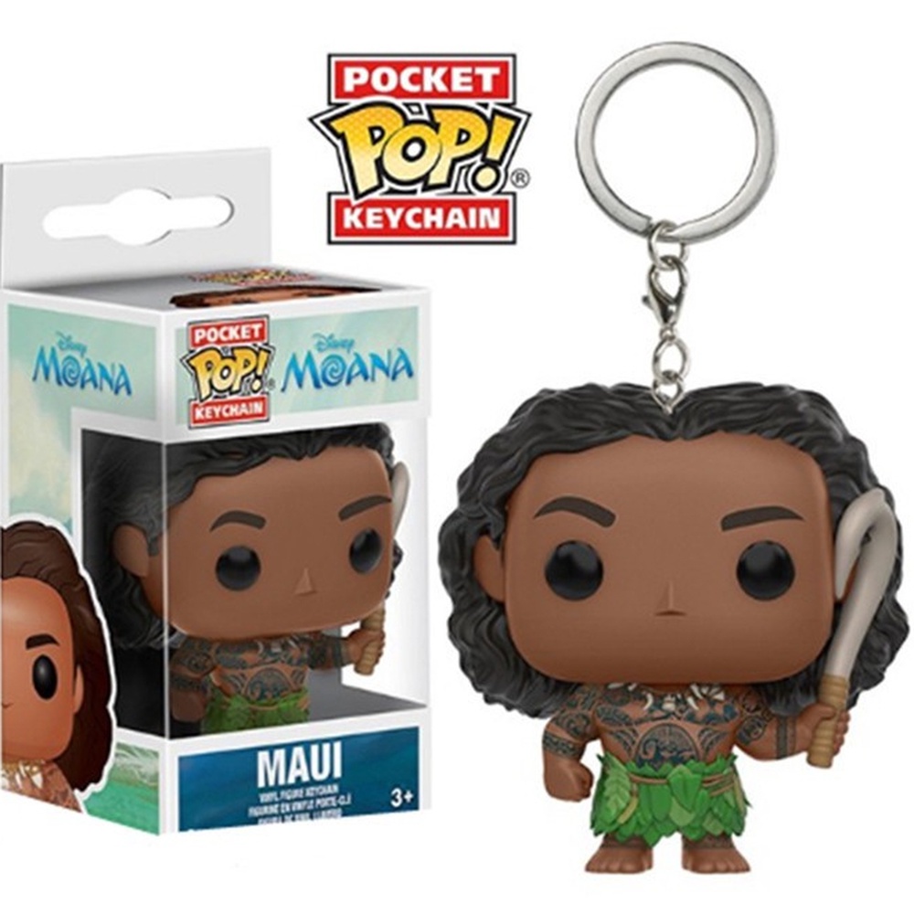Maui Moana Animation Disney Funko Pop Keychain Model Doll Toys | Shopee ...