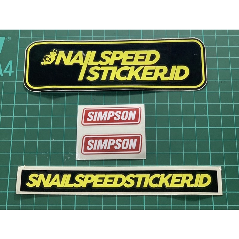 Simpson 2s logo universal visor helmet Sticker | Shopee Philippines