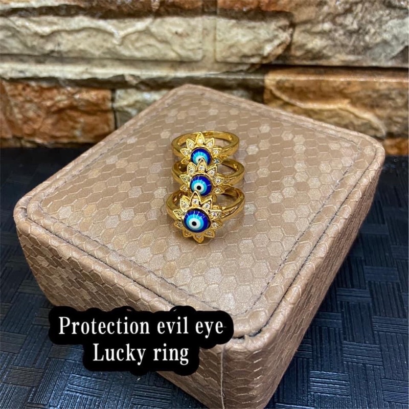 lucky evil eye charm ring | Shopee Philippines