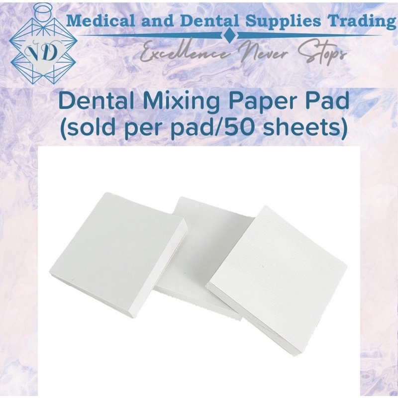 Dental Mixing Paper Pad (sold per pad/50 sheets) | Shopee Philippines