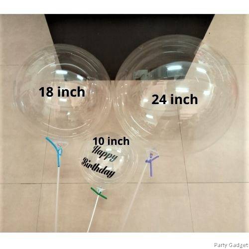 BoBo Transparent Balloon for Balloon Boquet (BALLOON ONLY!!!) size 10 ...