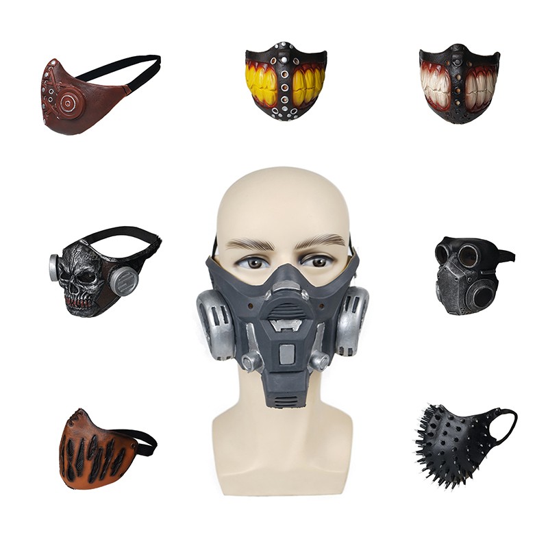 COD Halloween Party Accessories For Adult Fashion Horror Skull Cosplay ...