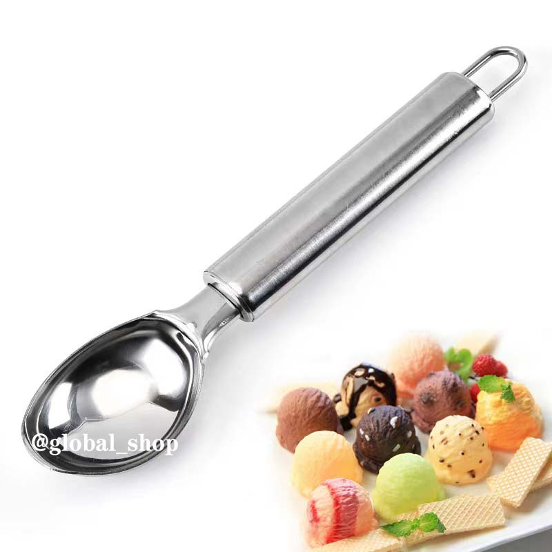 Ice Cream Scoop Stainless Steel Kitchen Cookie Spoon TF-19 Masher ...