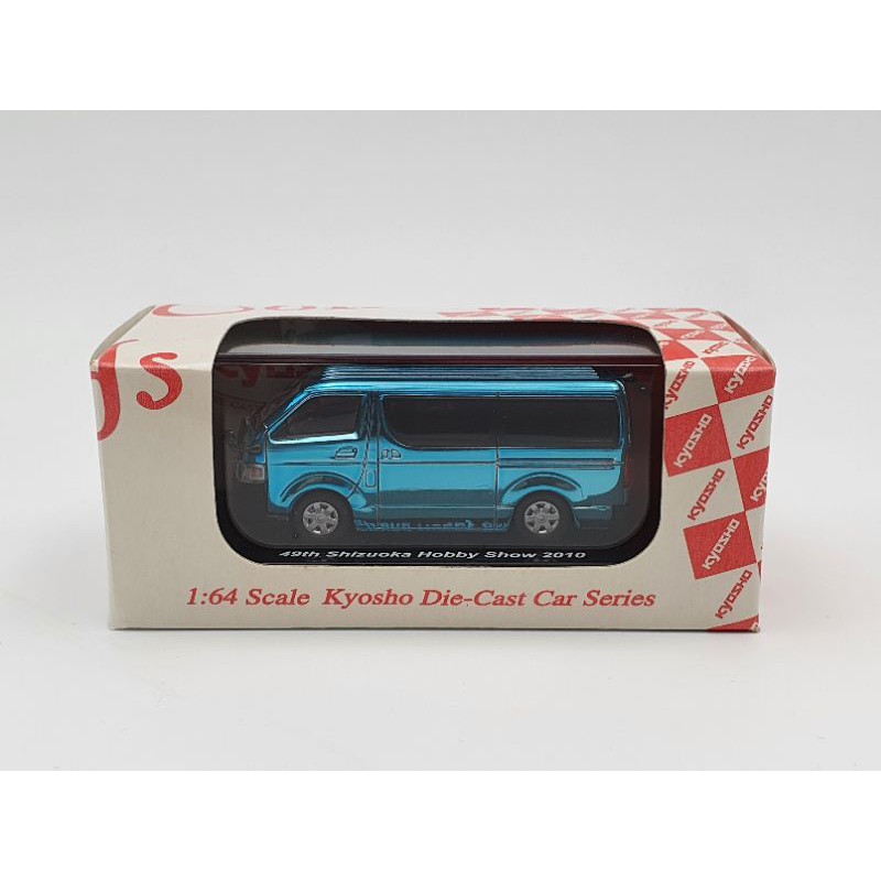 Kyosho 1:64 Toyota Hiace 49th Shizuoka Hobby show 2010 (Chrome Blue ...