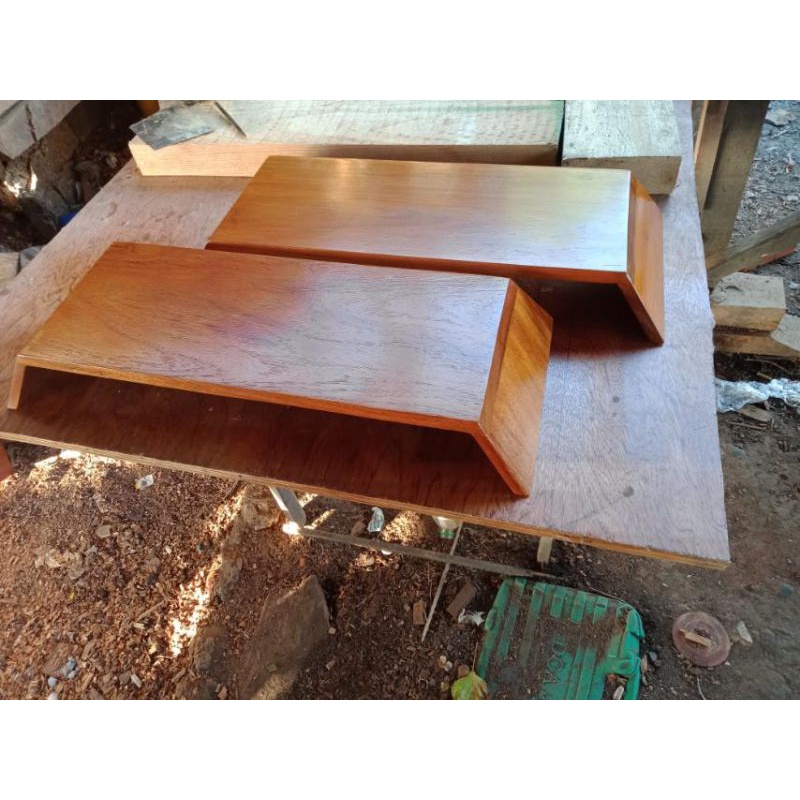 MONITOR RISER SLANT (Mahogany Hardwood) | Shopee Philippines