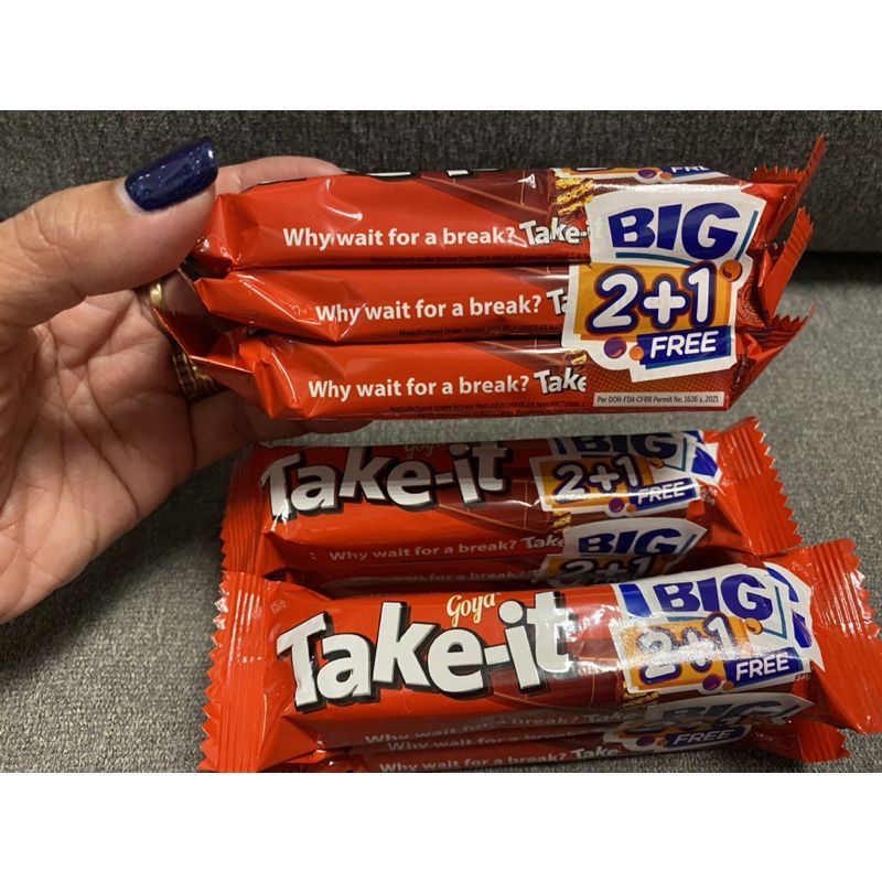 GOYA Take-it Big Bars Chocolate Bar Buy 2 Take 1 | Shopee Philippines