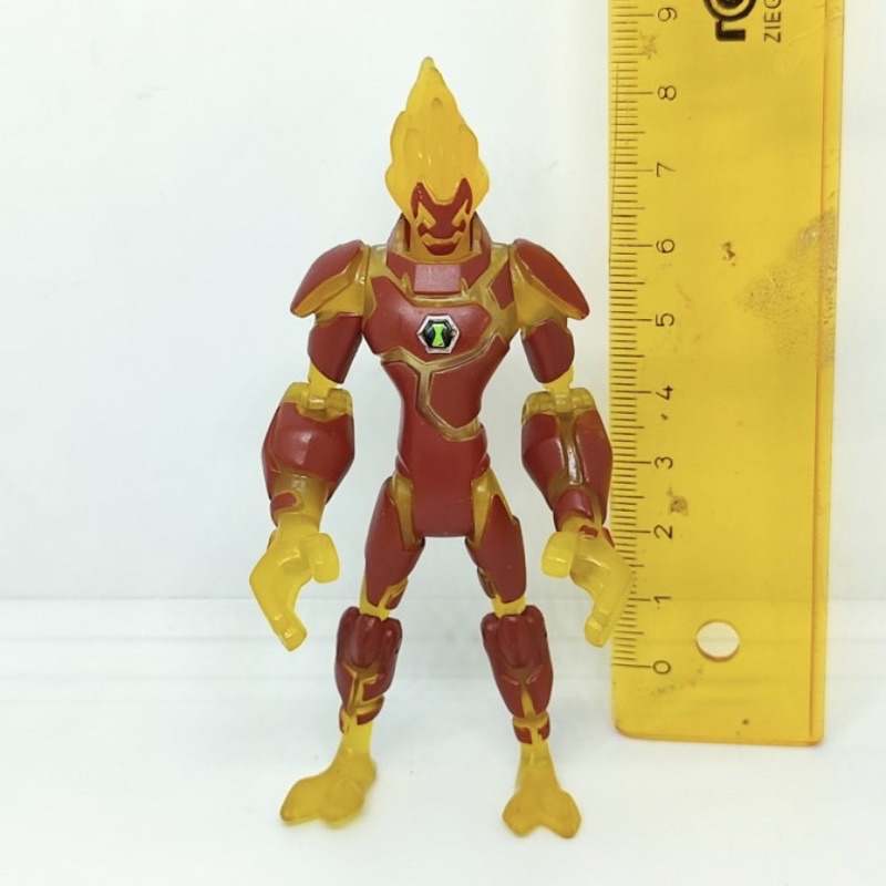 Action Figure 4' Ben 10 Omniverse Heatblast Clear Version Original Ben ...