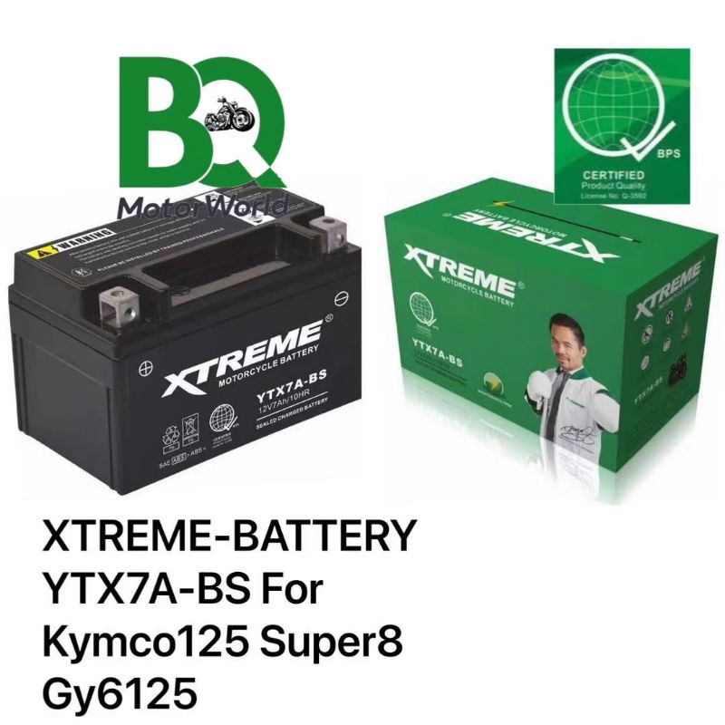 XTREME-BATTERY With (BPS) STICKER YB2.5-BS YB3L-BS YTX4L-BS YTX5L-BS ...